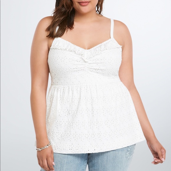 torrid | Tops | Nwt Torrid Size 5 Eyelet With Tank Top 5x | Poshmark
